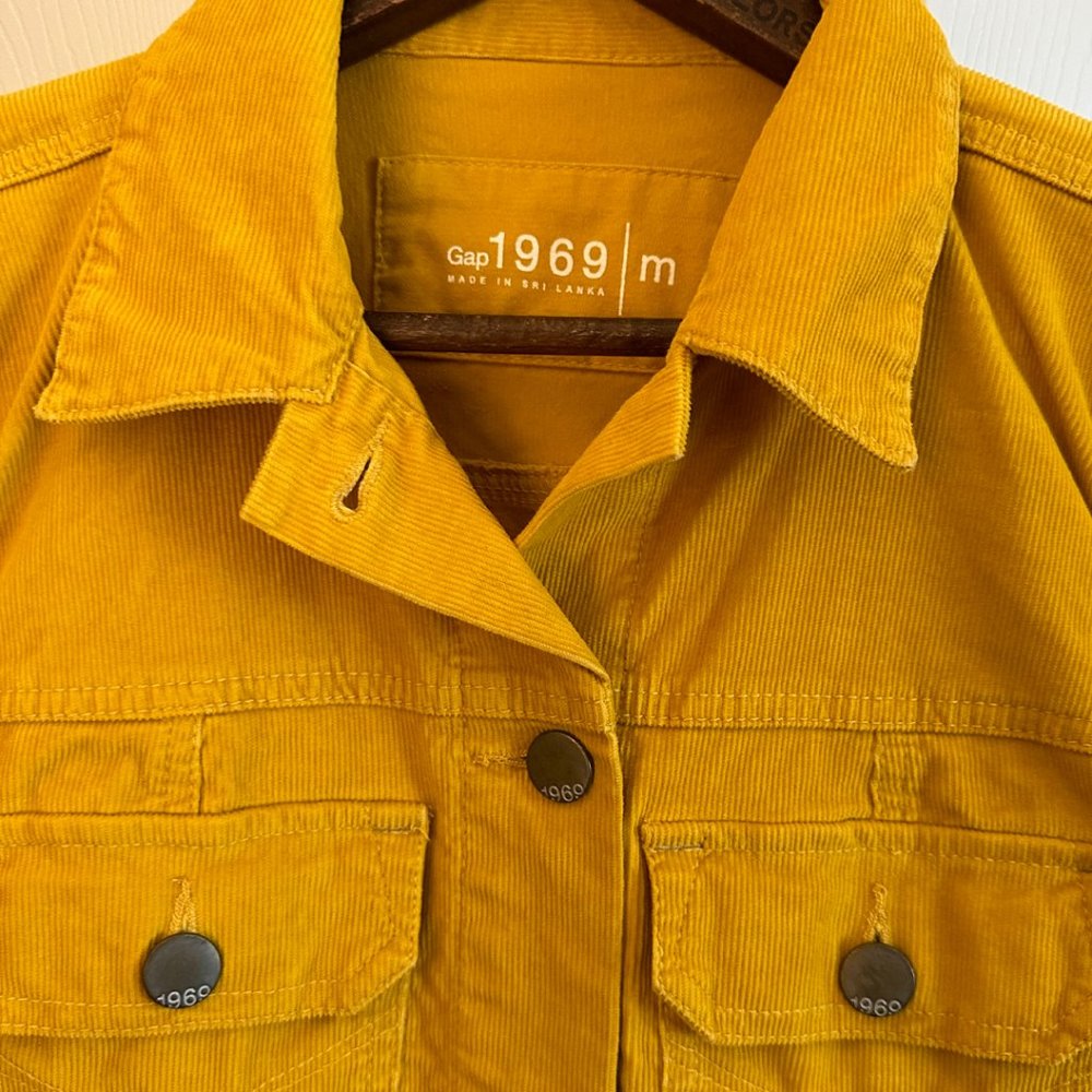 Classic Gap 1969 Vintage Corduroy Jean Jacket, Size M… - Gem